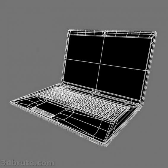 Notebook laptop - Buy-Download -3d Models -3dbrute