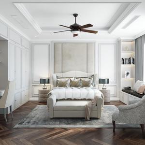 Bed Room Scene 48 3dbrute