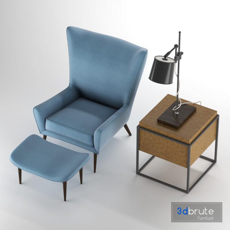 3dbrute : 3dmodel furniture and decor, 3d max blocks