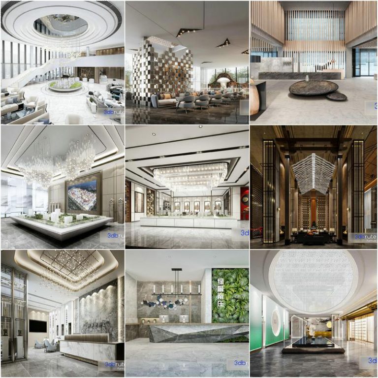 3dbrute : 3dmodel furniture and decor, 3d max blocks