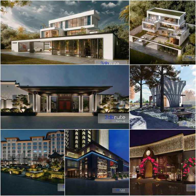 3D MAX VILLA 3d model Buy Download 3dbrute