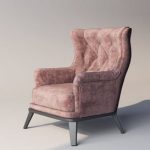 Ardent Chair by Kelly Wearstler -4 Materials 3d model Buy Download 3dbrute