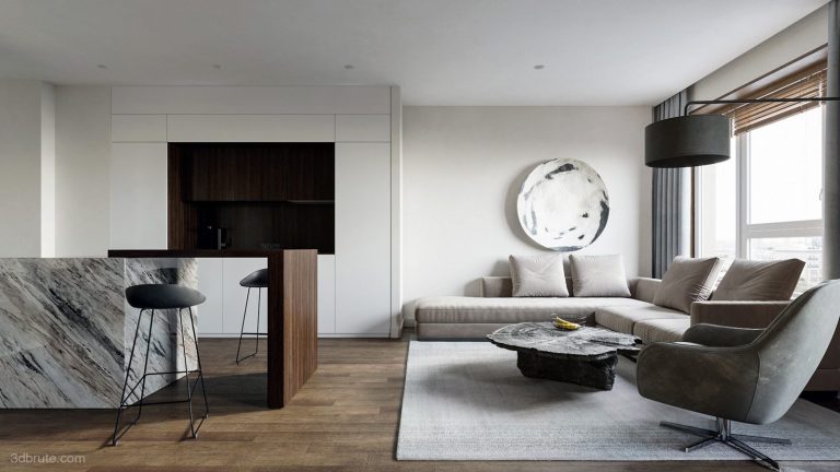 Modern advanced gray design idea 3dbrute