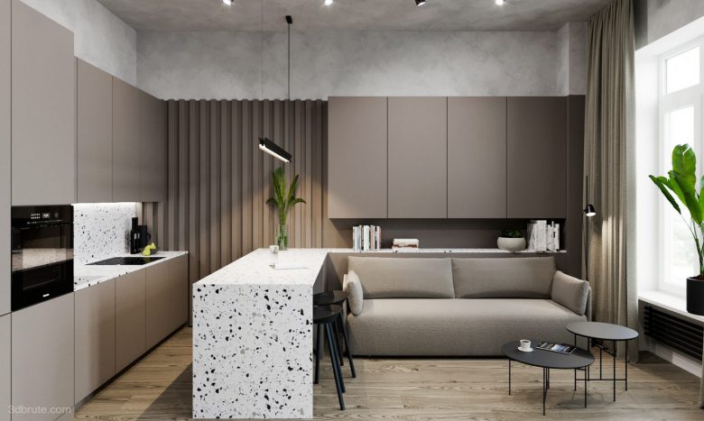 90 square meters design - Download -3d Models Free -3dbrute