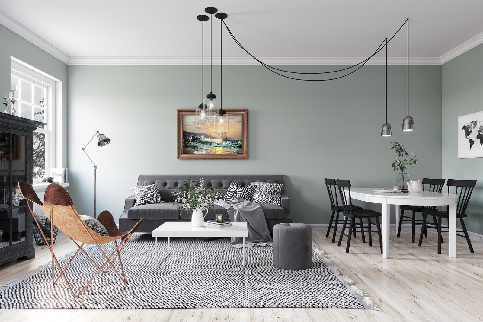 Fresh and comfortable small space-full of comfort idea 3dbrute