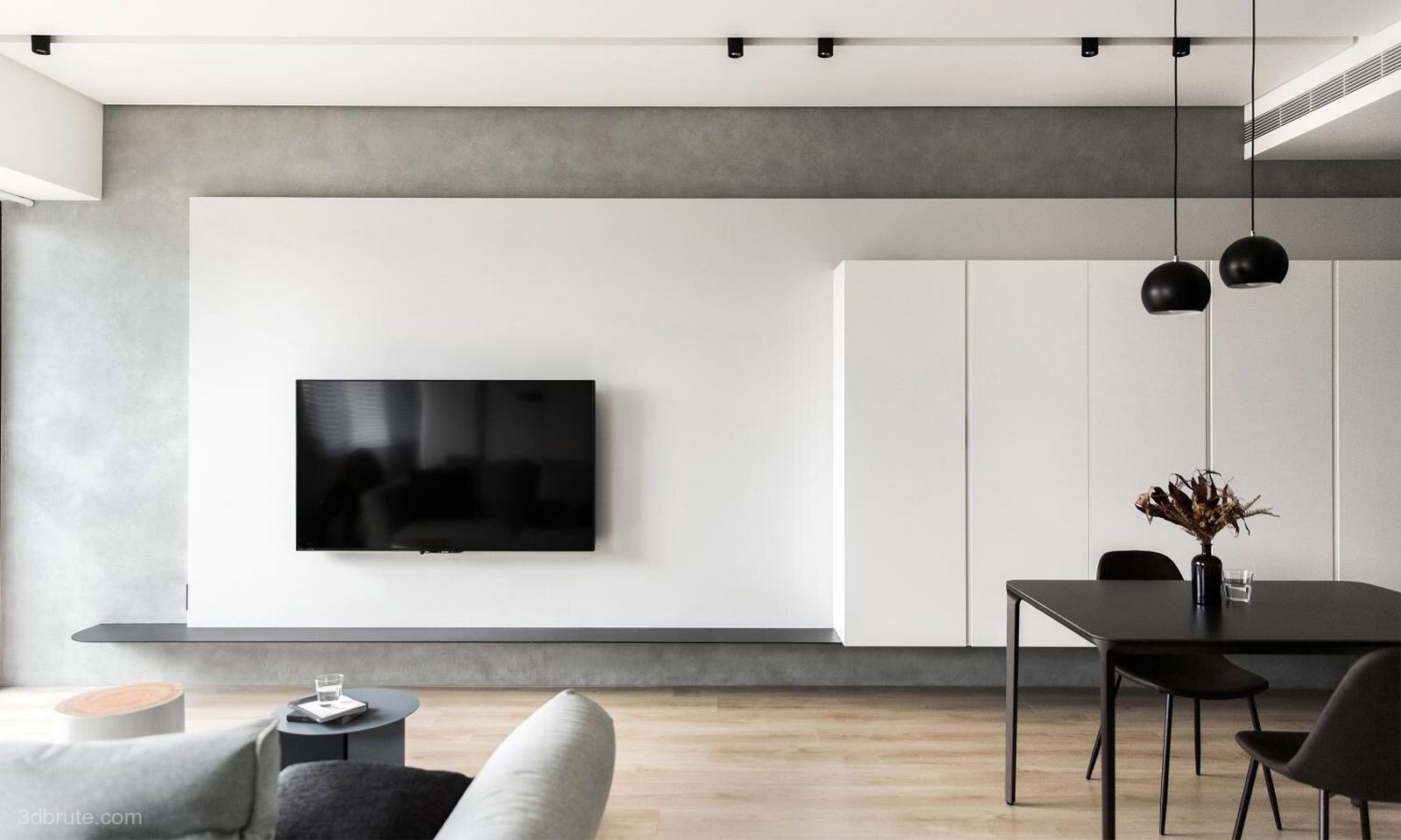 Minimal white visual enjoyment-a refined and comfortable residence idea ...
