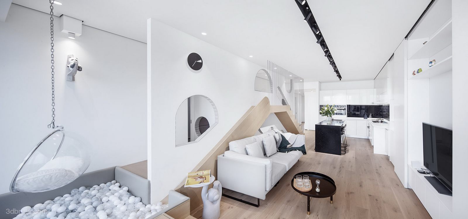 Modern Fun Residence-Children's Entertainment Life idea 3dbrute