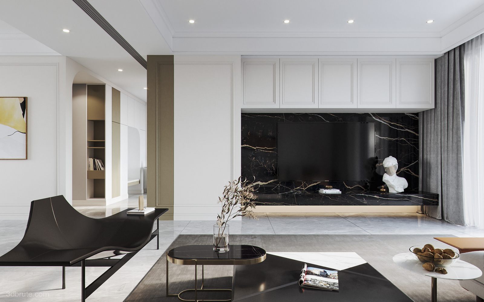 Modern light luxury texture beauty idea 3dbrute