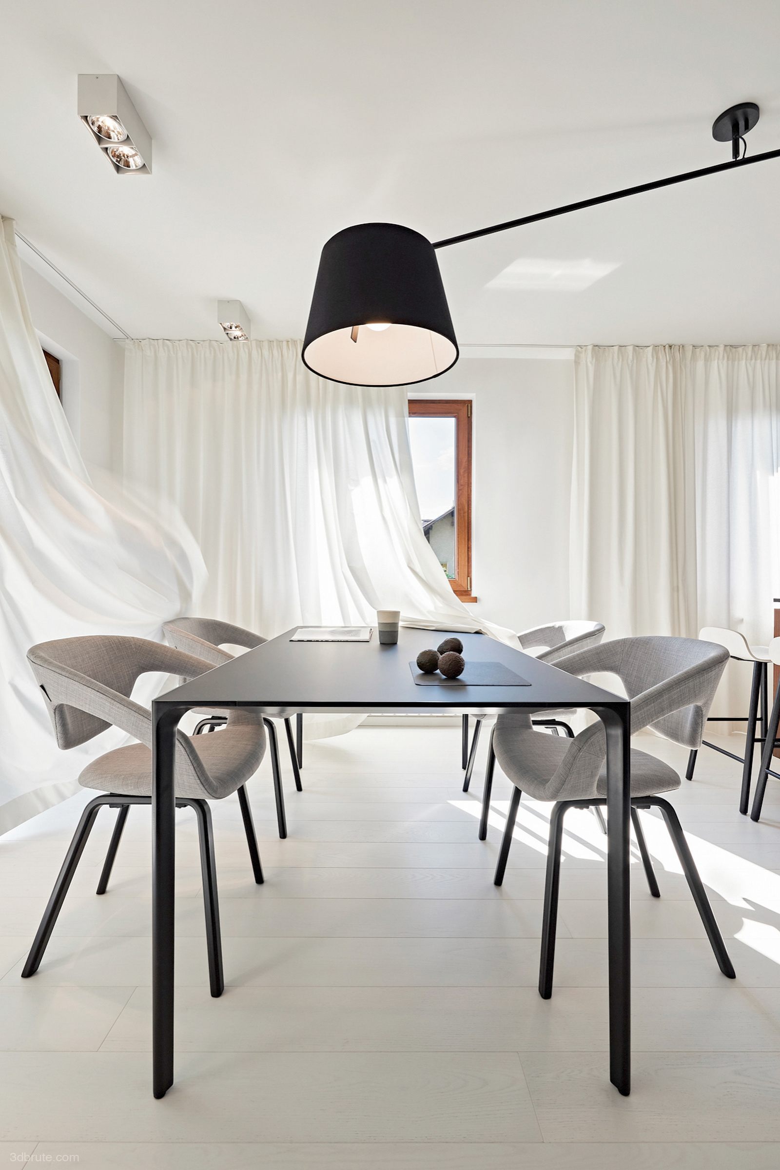 Modern Residence Warm And Elegant Living Space Idea 3dbrute