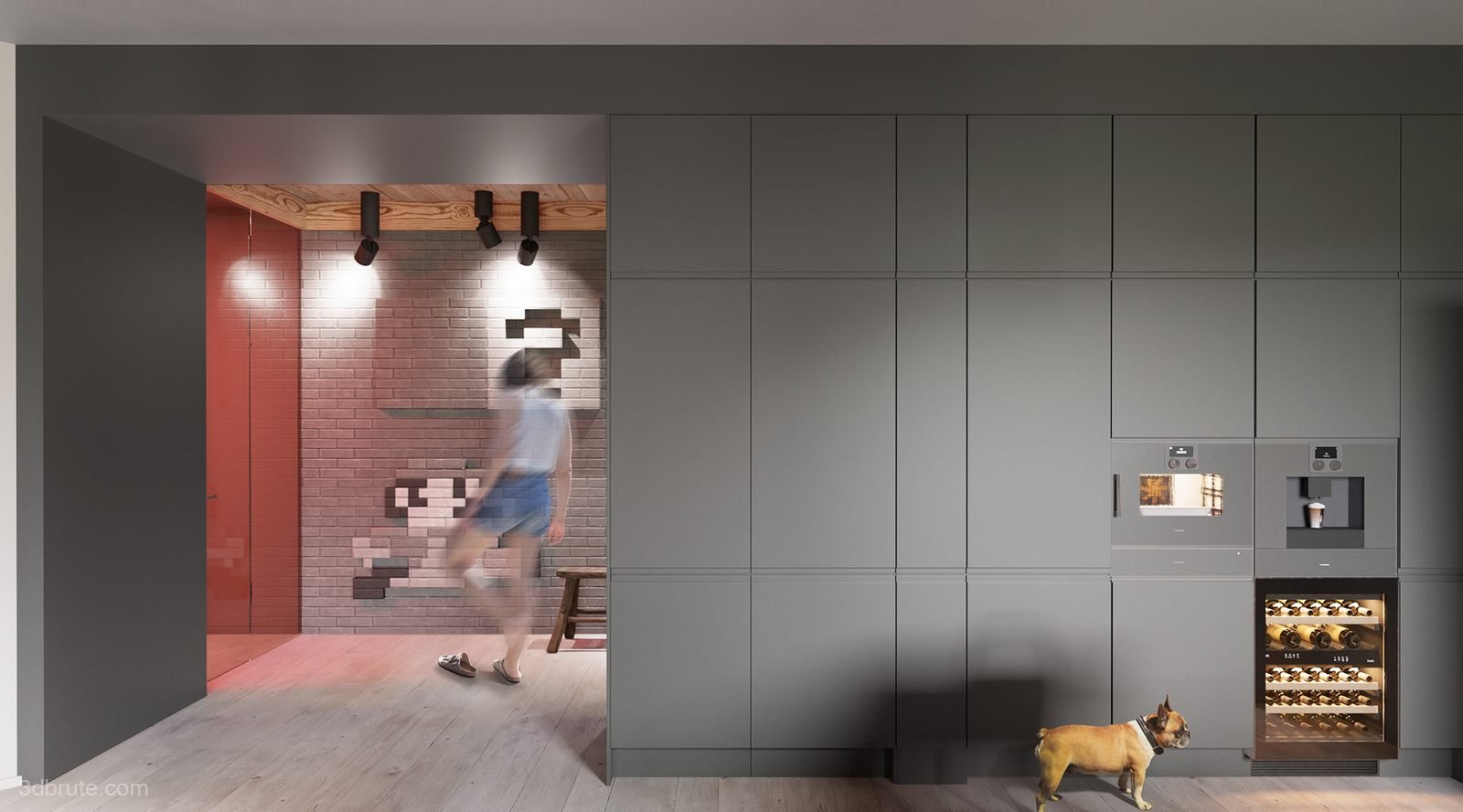 Tasteless style design-Nordic minimalist residence idea 3dbrute