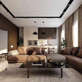 living room - 3dbrute : 3dmodel furniture and decor