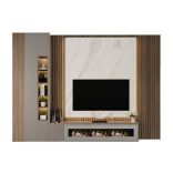 TV wall 3d model Buy Download 3dbrute