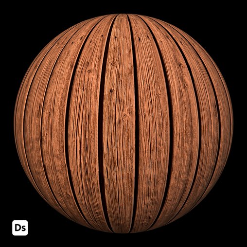 Wood 07 seamless PBR Texture 3d model Buy Download 3dbrute