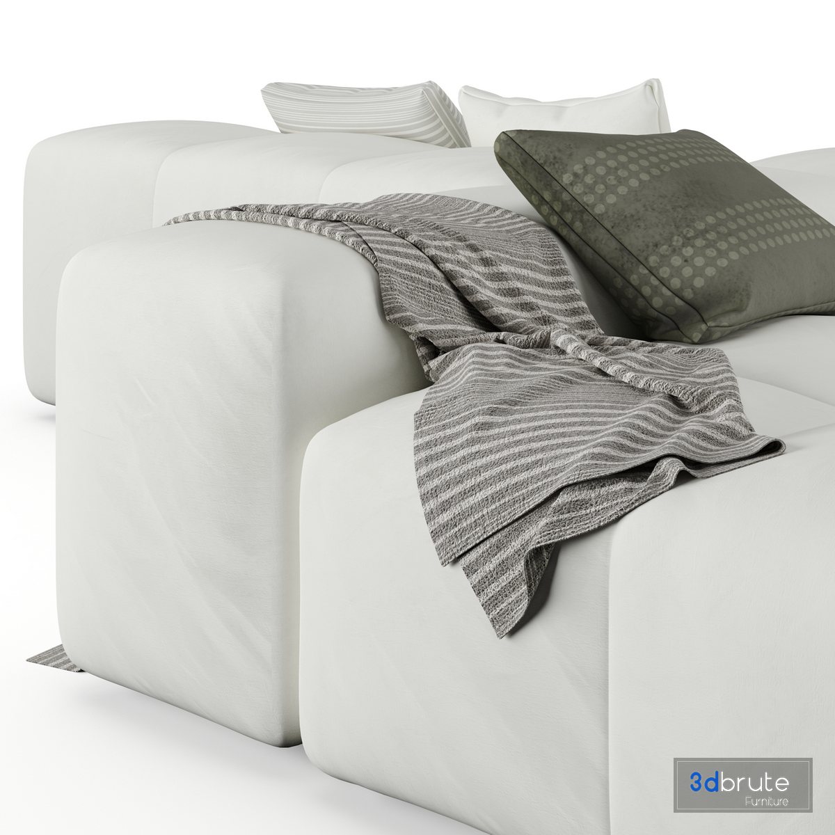 Pixel modular sofa by Saba Vol-2 - 3dbrute : 3dmodel furniture and decor