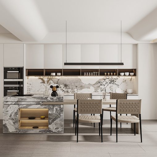 Dining Room 16 3d model Buy Download 3dbrute