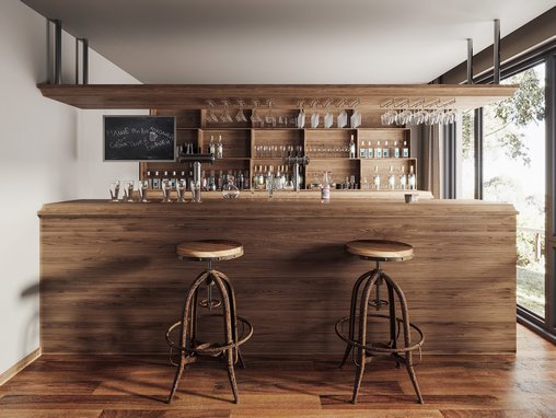 Modern Bar 3d model Buy Download 3dbrute