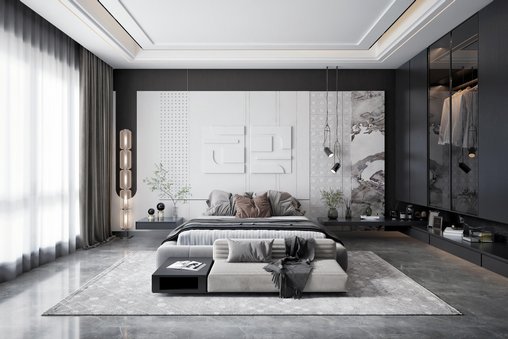 Bedroom 25 3d model Buy Download 3dbrute