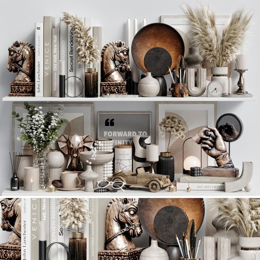 Decorative set 46 - 3dbrute : 3dmodel furniture and decor