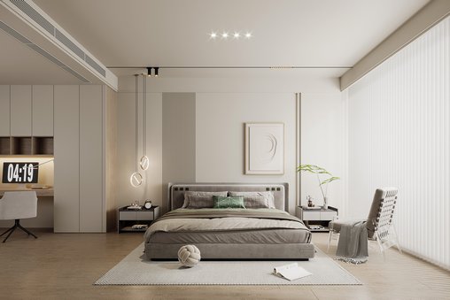 Modern bedroom - 3dbrute : 3dmodel furniture and decor