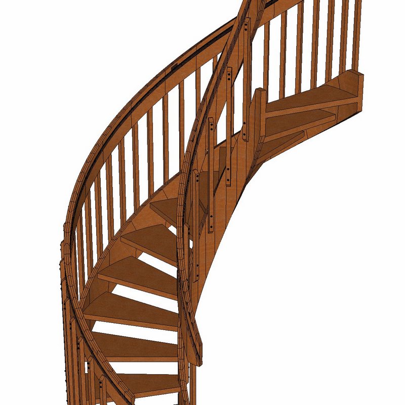 Staircase 3d model Buy Download 3dbrute