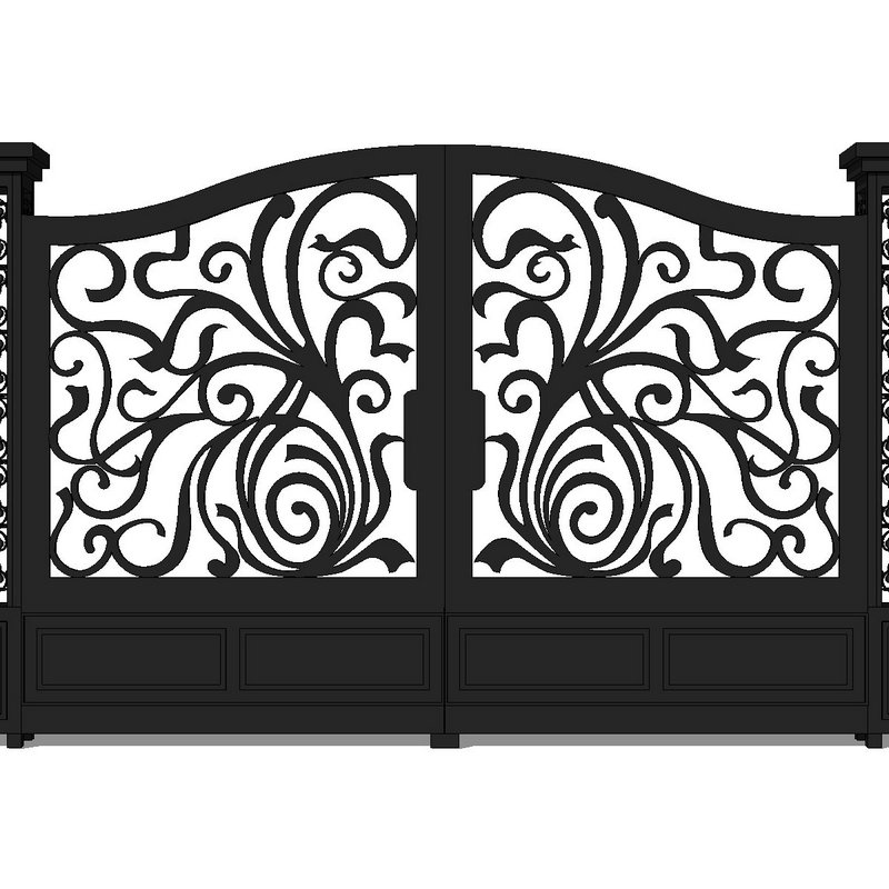 Gate 3d model Buy Download 3dbrute