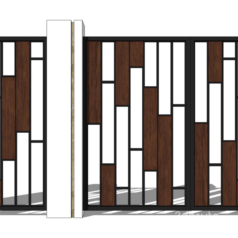 Gate 3d model Buy Download 3dbrute