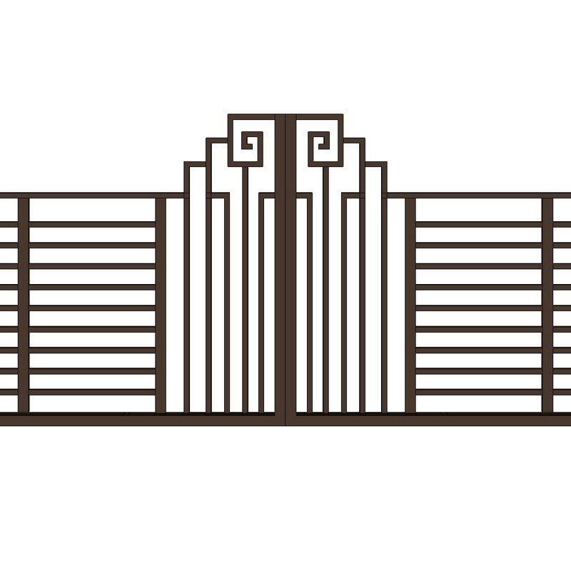 Gate 3d model Buy Download 3dbrute