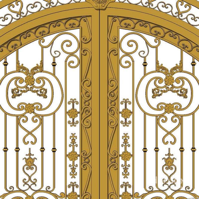 Gate 3d model Buy Download 3dbrute