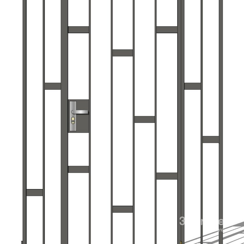 Gate 3d model Buy Download 3dbrute