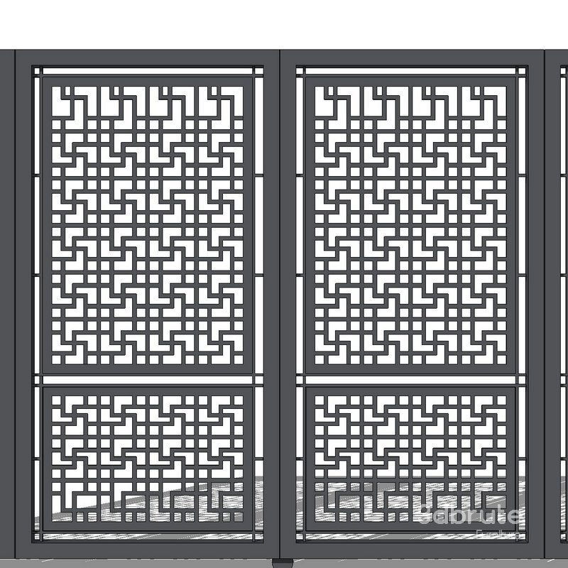 Gate 3d model Buy Download 3dbrute