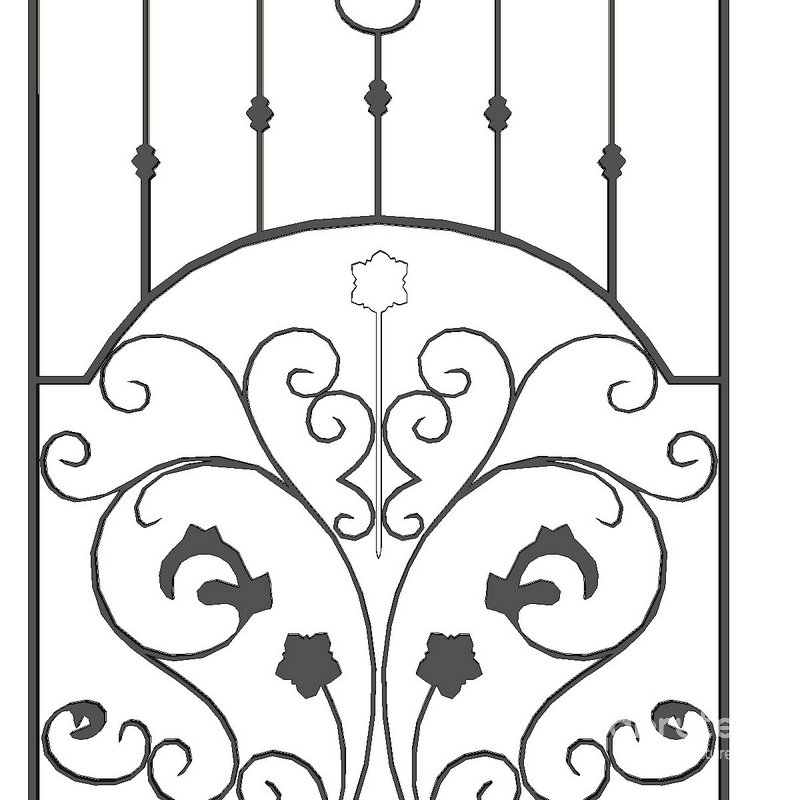 Gate 3d model Buy Download 3dbrute