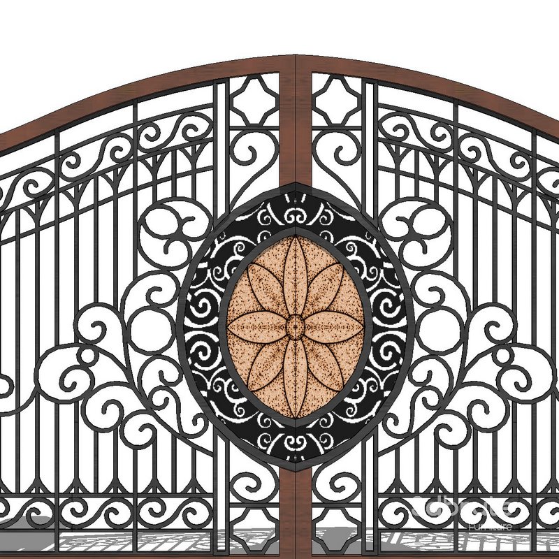 Gate 3d model Buy Download 3dbrute