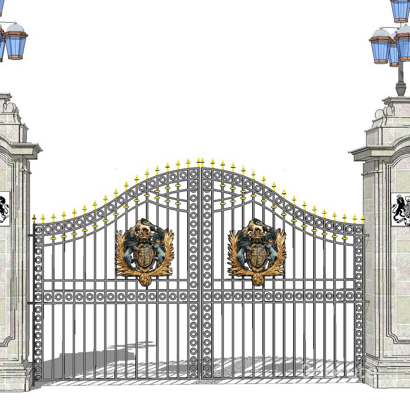 Gate 3d model Buy Download 3dbrute