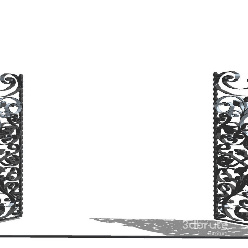 Gate 3d model Buy Download 3dbrute