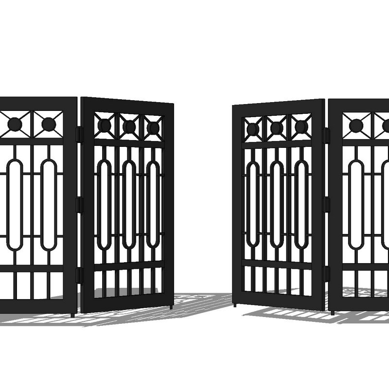 Gate 3d model Buy Download 3dbrute
