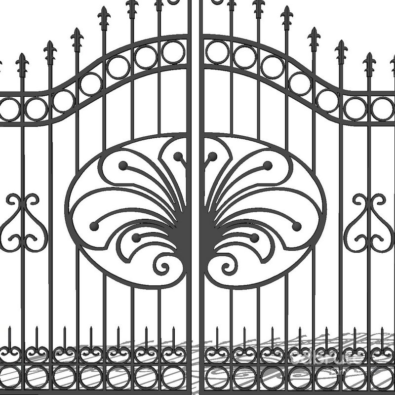 Gate 3d model Buy Download 3dbrute