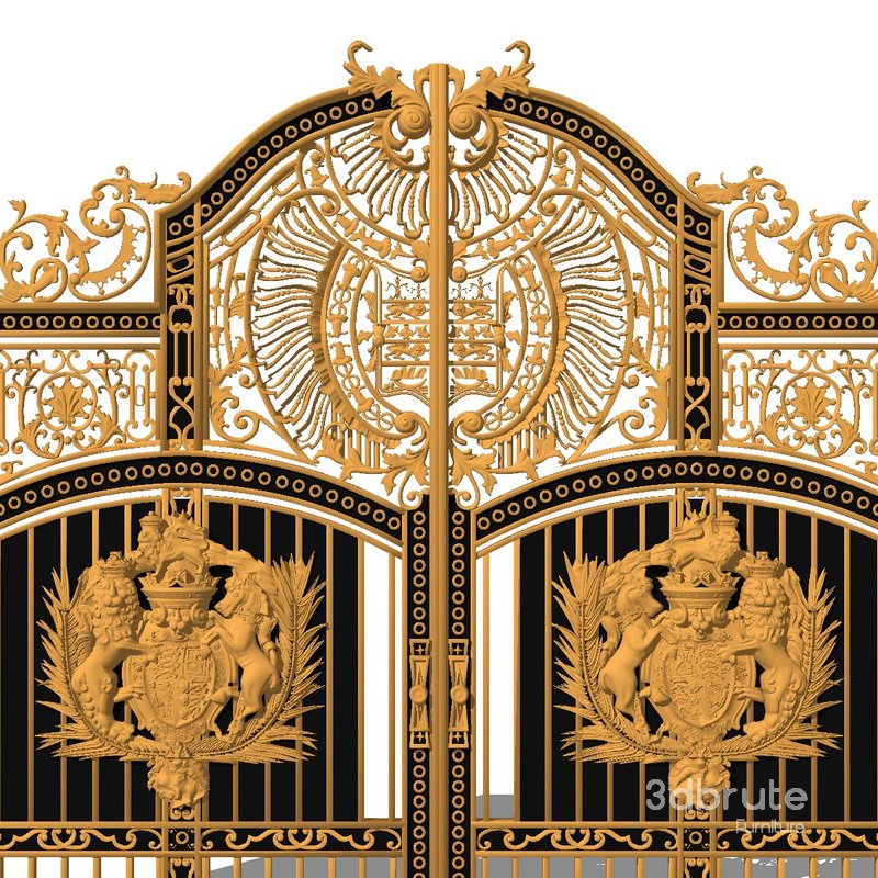 Gate 3d model Buy Download 3dbrute