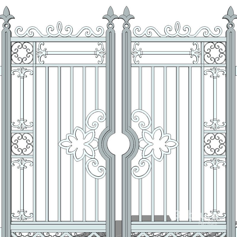 Gate 3d model Buy Download 3dbrute