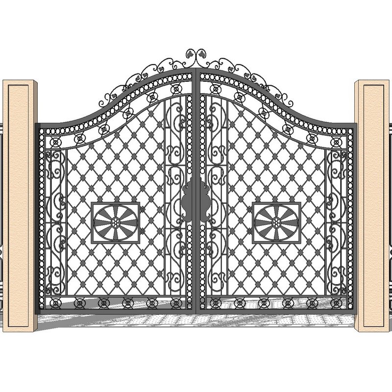 Gate 3d model Buy Download 3dbrute