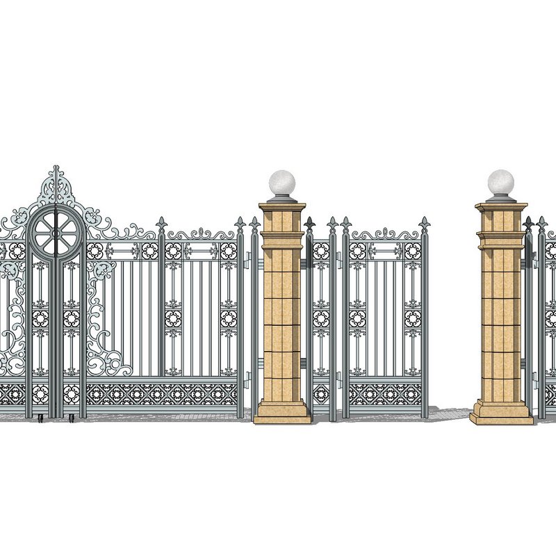 Gate 3d model Buy Download 3dbrute