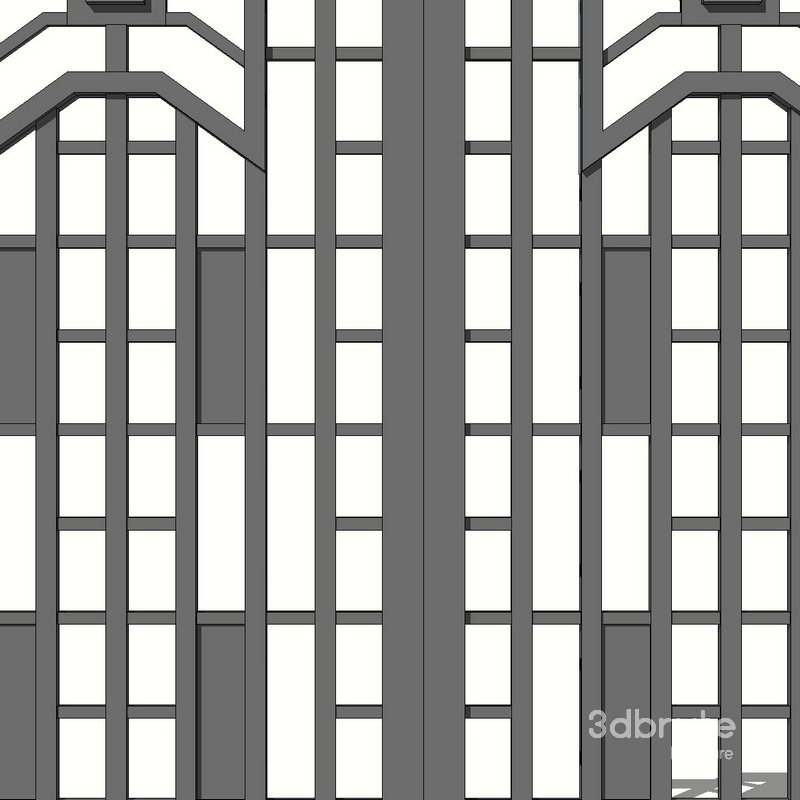 Gate 3d model Buy Download 3dbrute