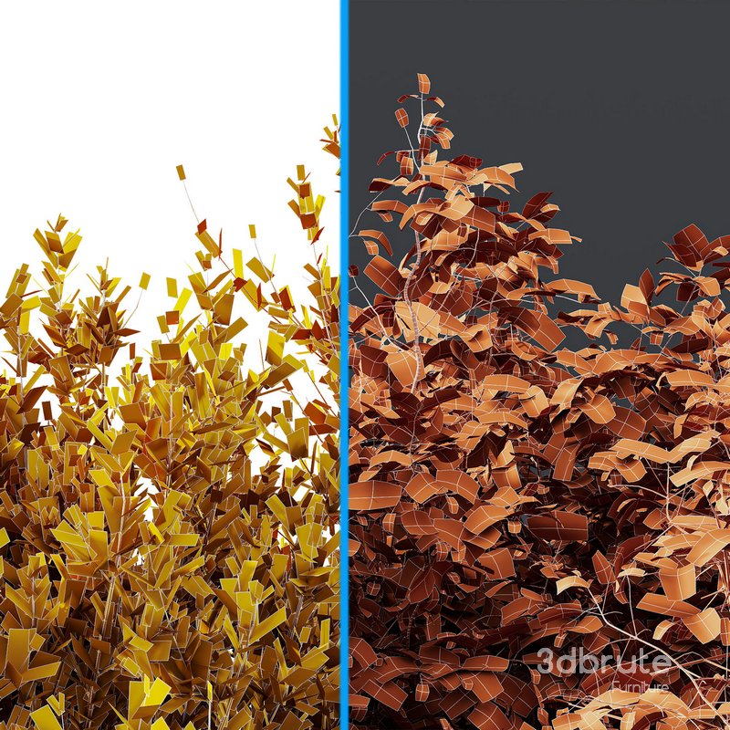 10 different bush 3d model Buy Download 3dbrute