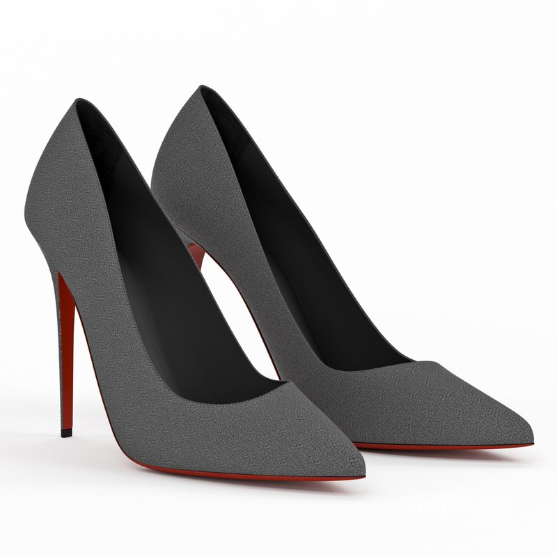 Christian Louboutin Kate 100 Collection 3d model Buy Download 3dbrute