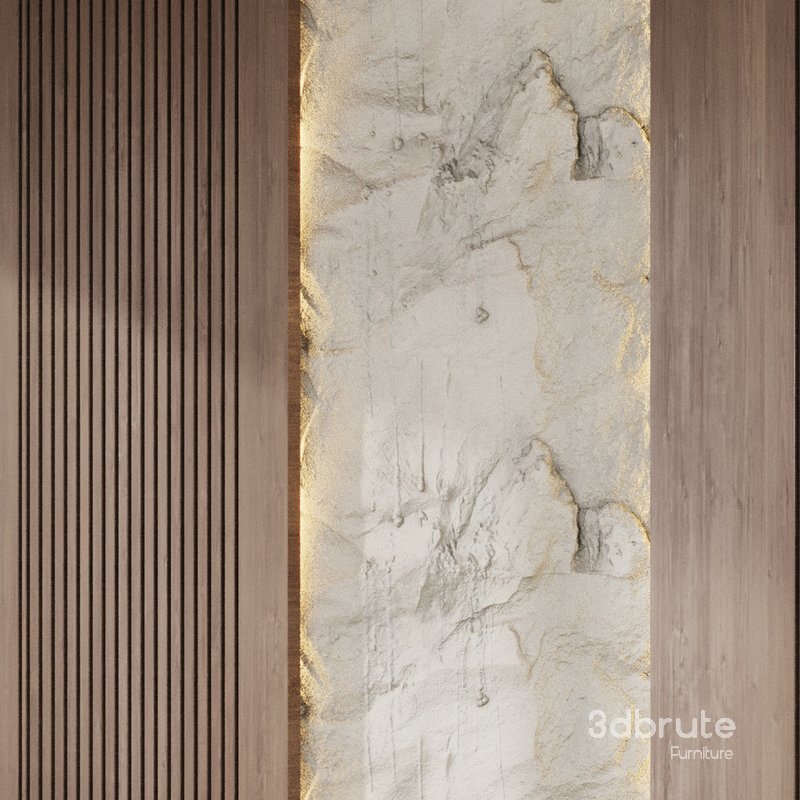 Wall 3d panel set1 3d model Buy Download 3dbrute