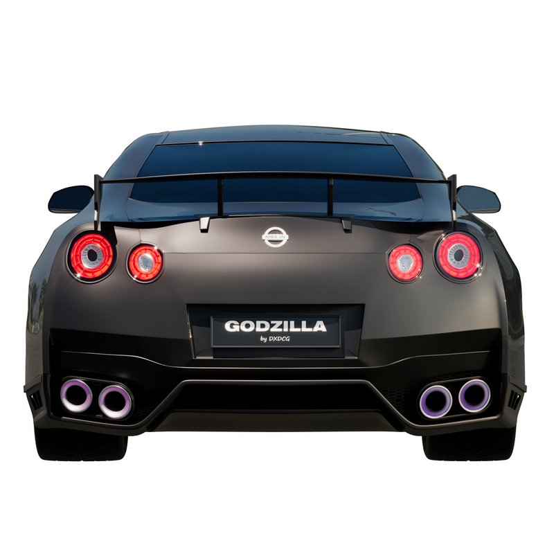Nissan GTR R35 Godzilla 3d model Buy Download 3dbrute