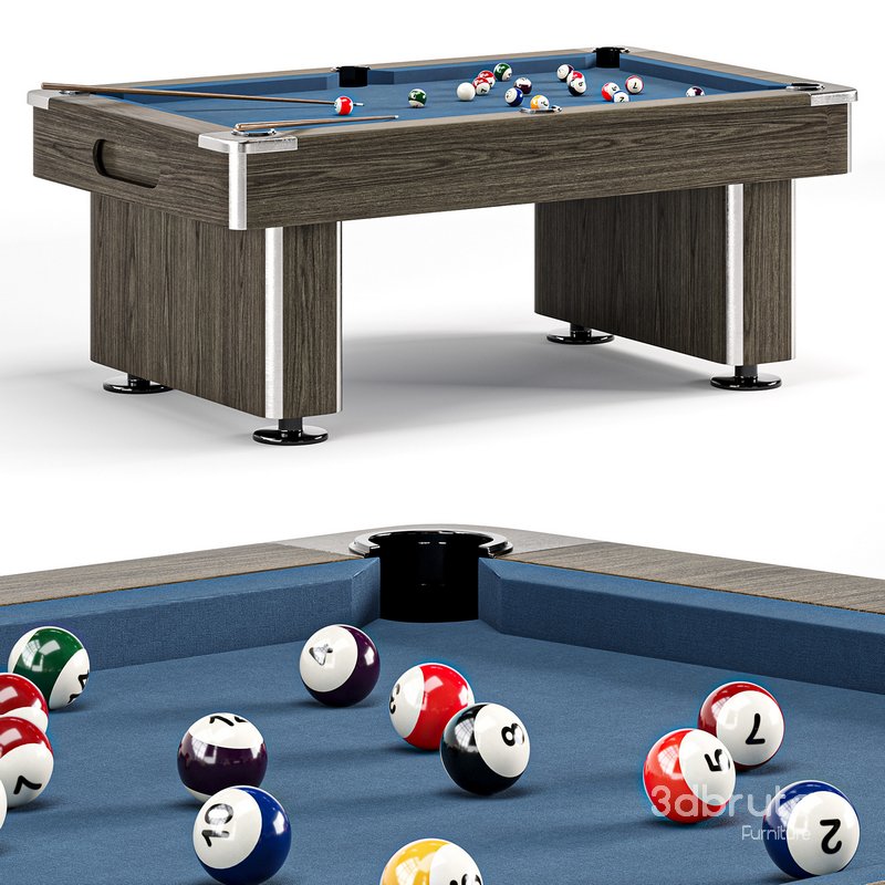 Mightymast 7ft Speedster Pool Table 3d model Buy Download 3dbrute