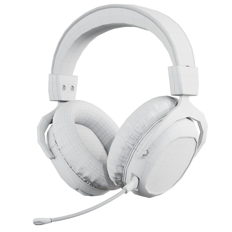 HyperX Cloud II Wireless 3d model Buy Download 3dbrute