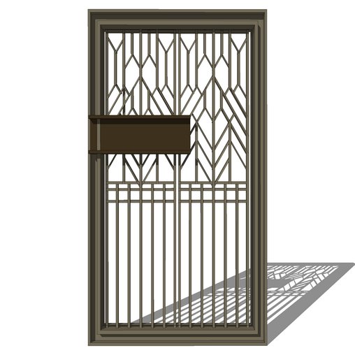 Gate 3d model Buy Download 3dbrute