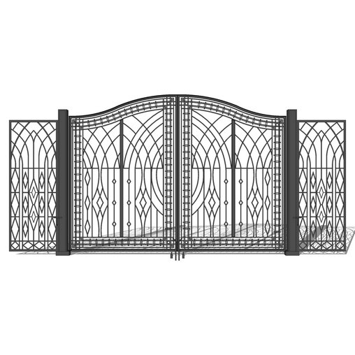 Gate 3d model Buy Download 3dbrute