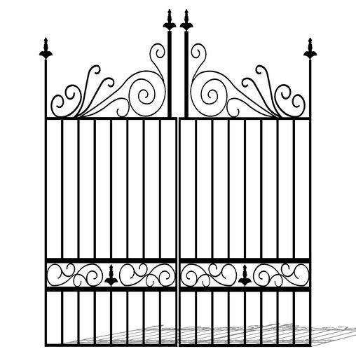 Gate 3d model Buy Download 3dbrute